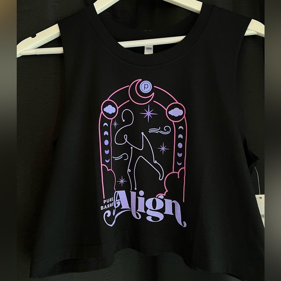 Tops | Pure Barre Align Crop Tank | Poshmark